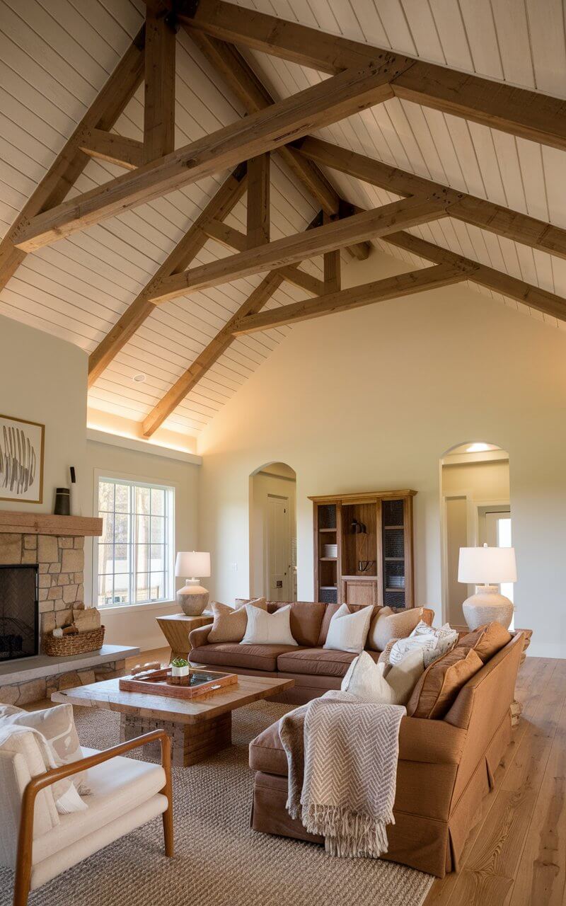 25 Cathedral Ceiling Living Room Ideas to Elevate Your Design