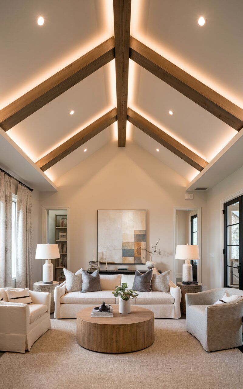 25 Cathedral Ceiling Living Room Ideas to Elevate Your Design