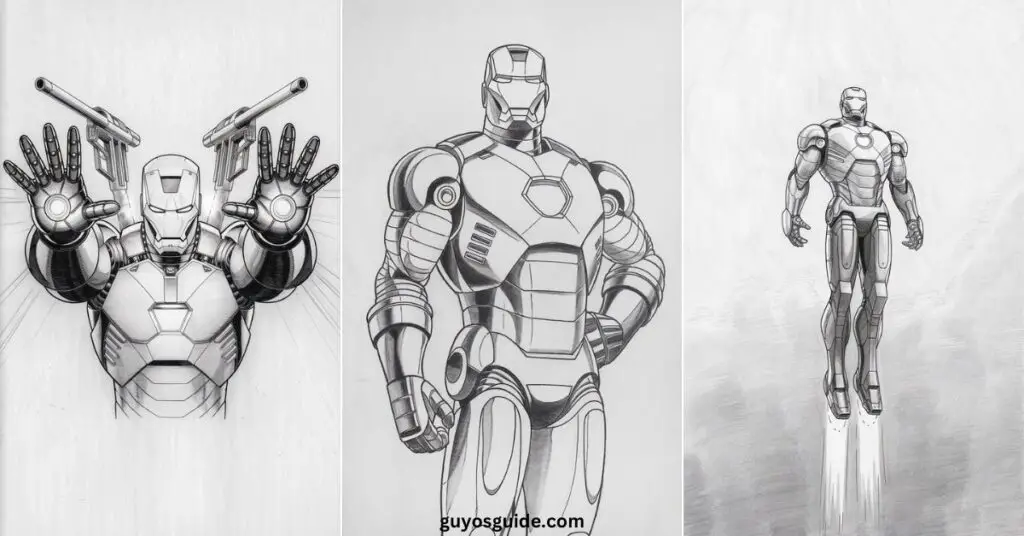 23 Creative Iron Man Drawing Ideas to Inspire Your Art